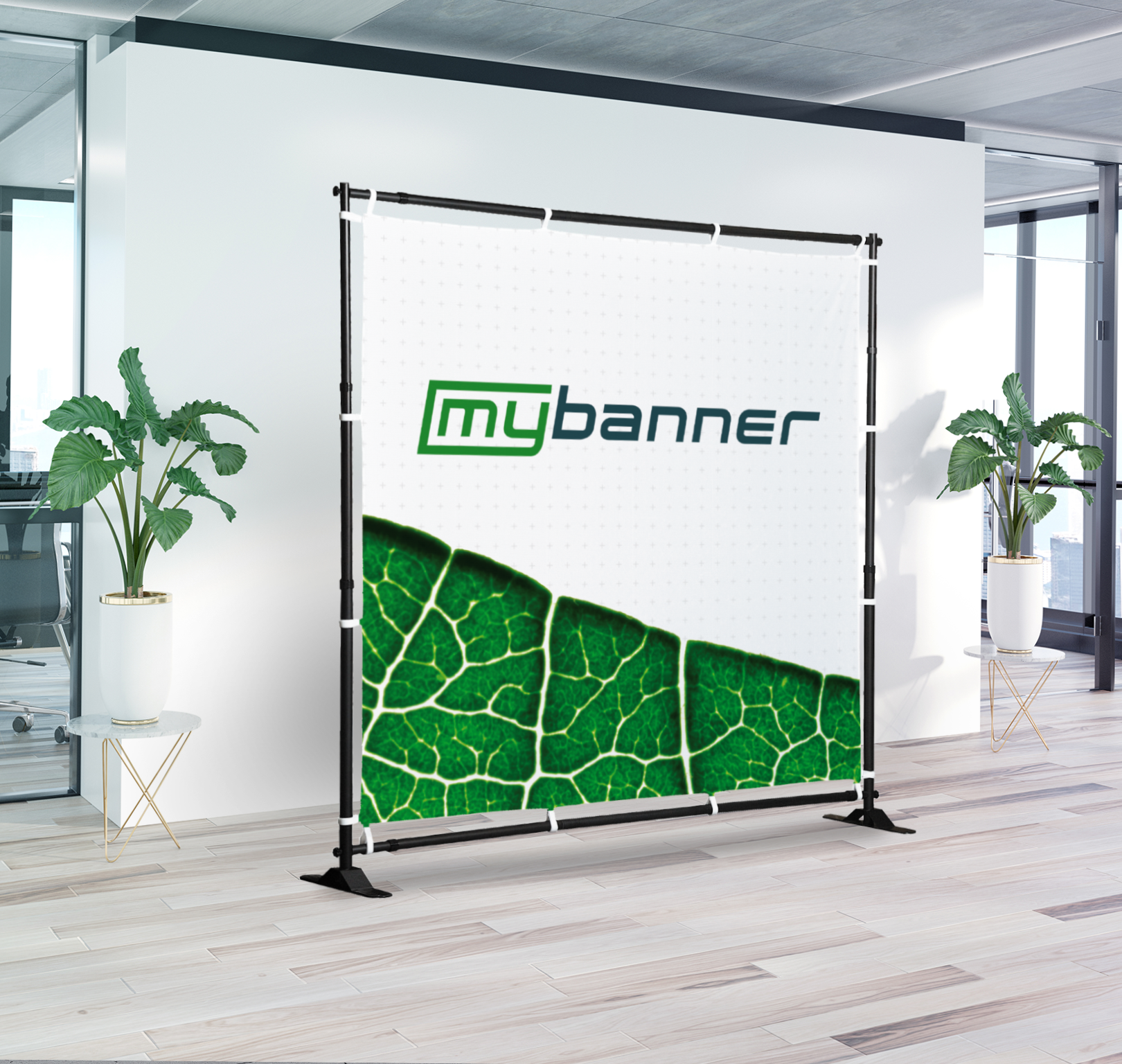 Banderollsystem Eco Line - eget tryck och hög kvalitet - Mybanner.se